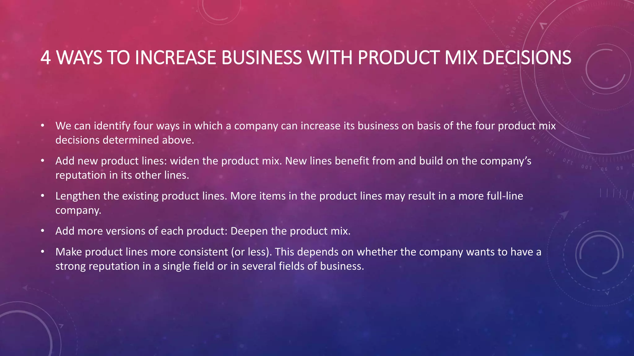 Product Line Decision & Product Mix.pptx