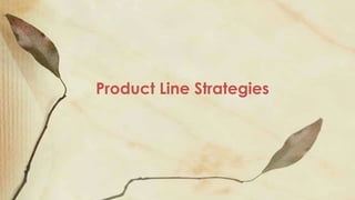 Product line decisions & Product Life Cycle | PPTX