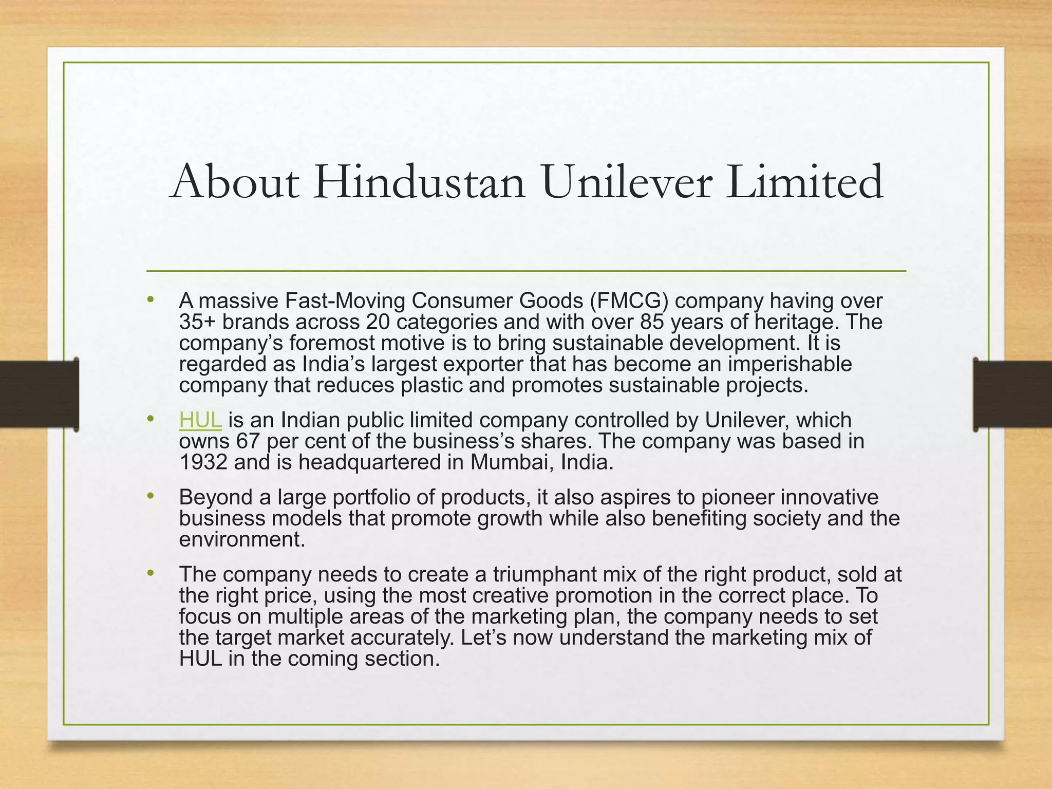 Product Line of HUL.pptx