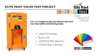 Product line of elite paint & Chemical Industries Ltd. | PPT