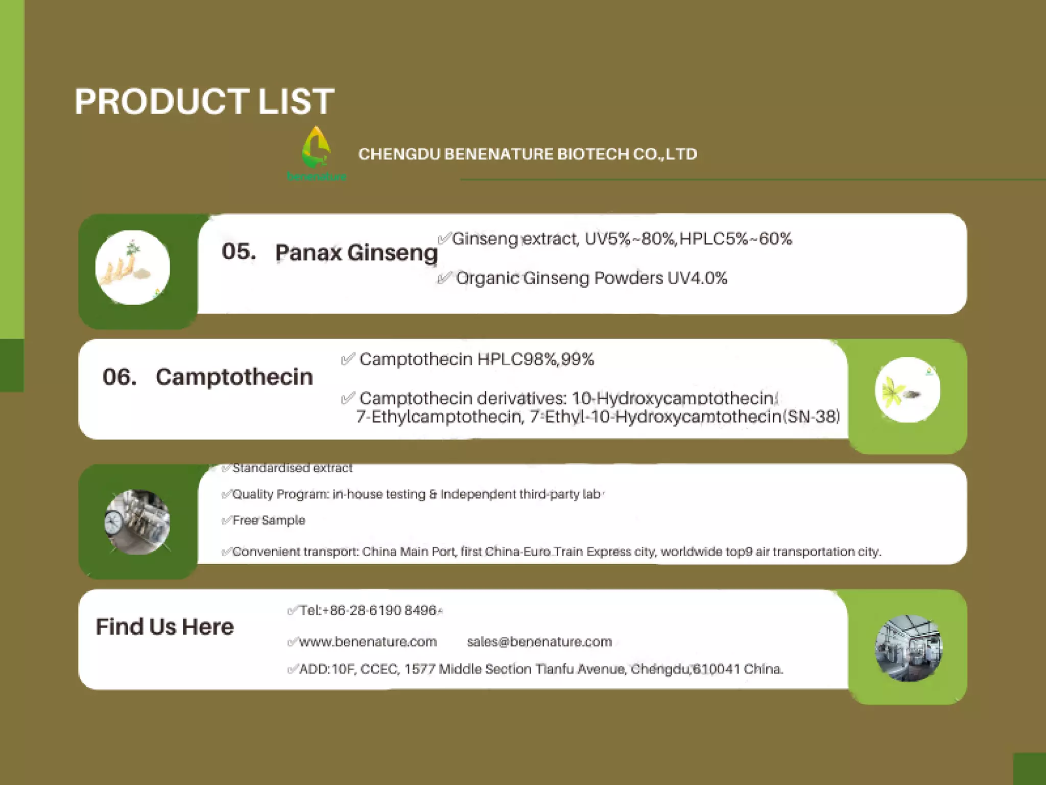 Product List-Benenature(botanical ingredients&plant extracts).pdf | Pharmaceutical Drugs ...