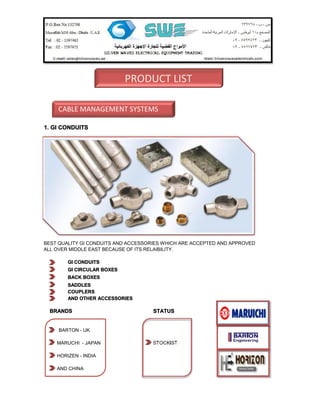 Electrical equipment Trading | PDF
