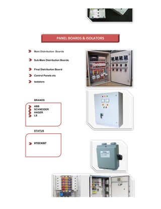 Electrical equipment Trading | PDF