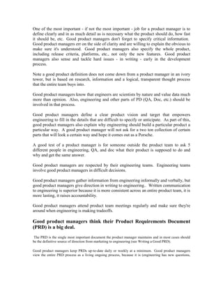 Product management | DOC