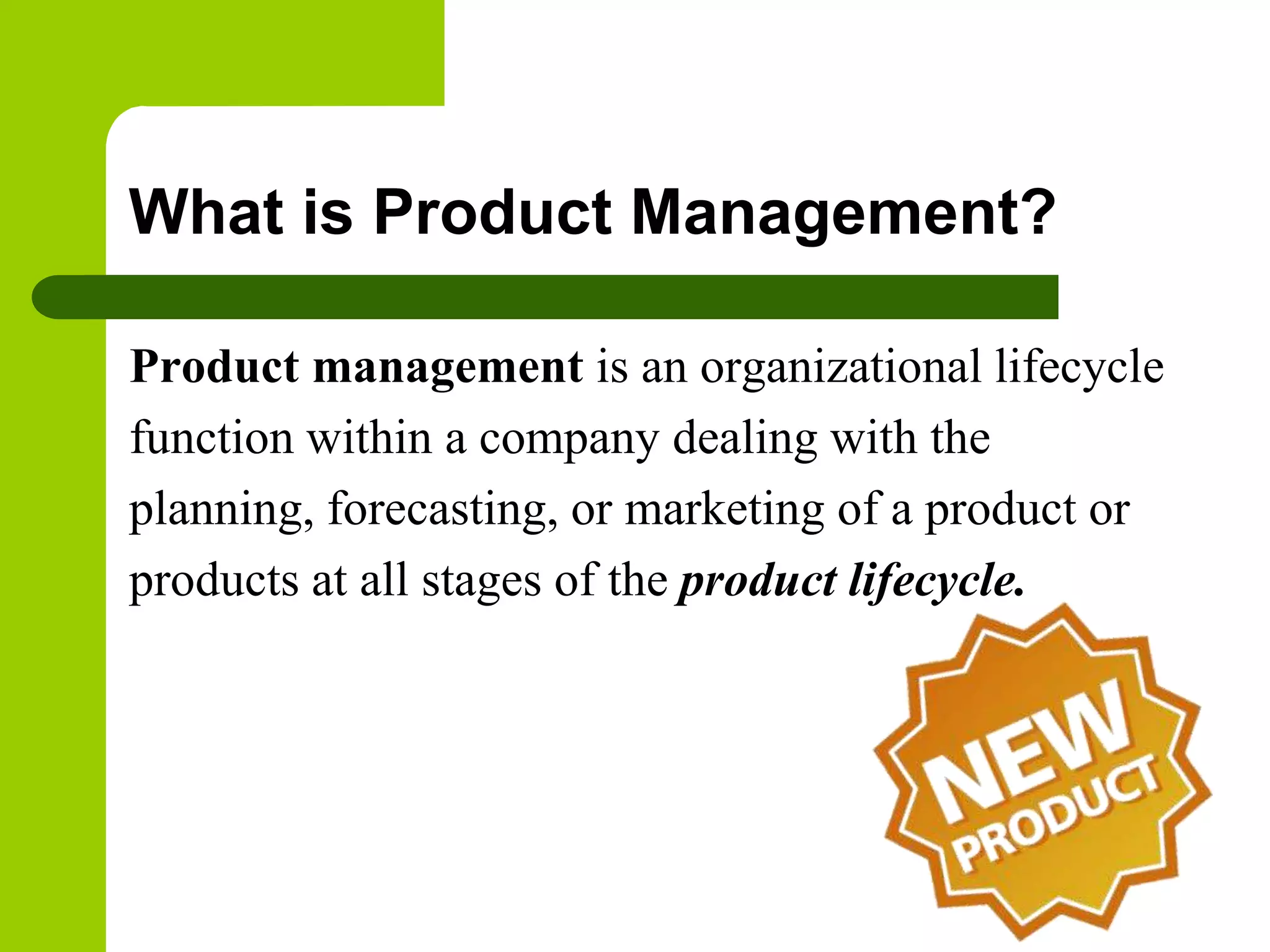 Product management | PPT