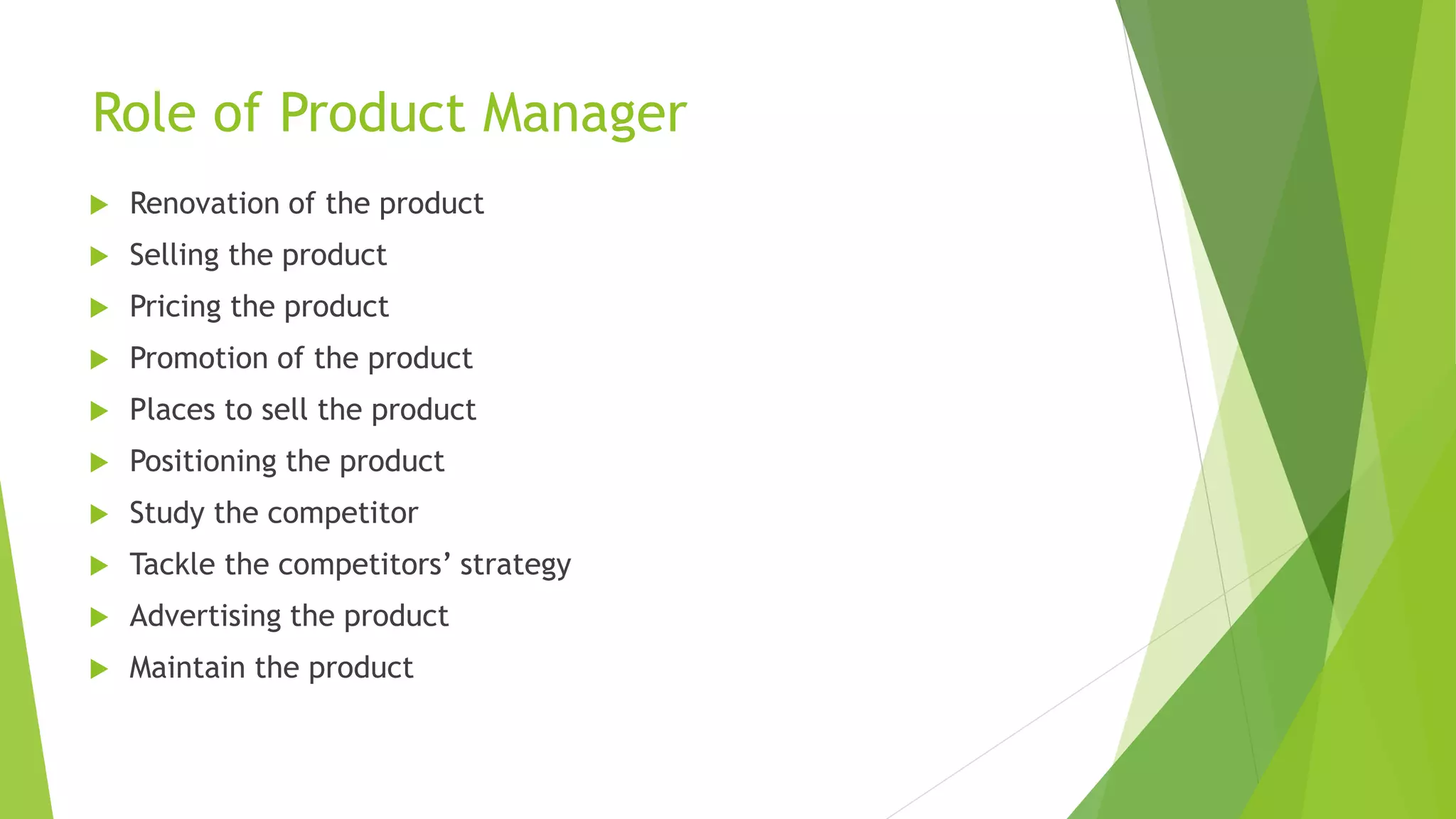Product management : An Introduction | PPTX