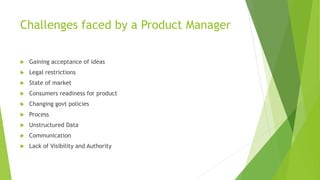 Product management : An Introduction | PPTX
