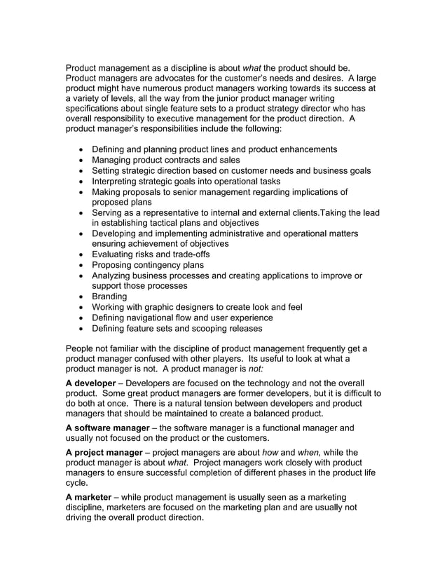 Product management | PDF | Free Download