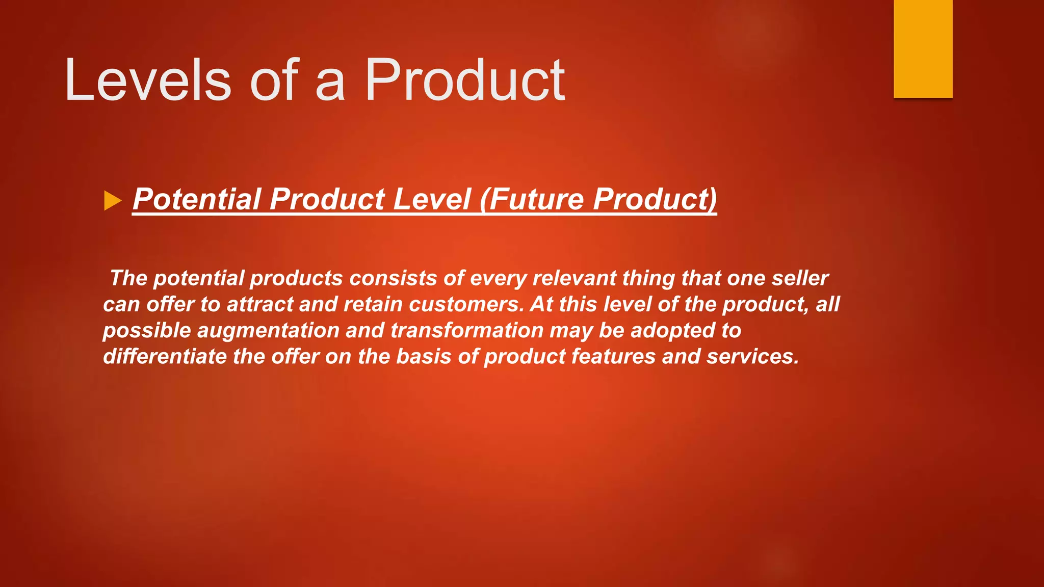 Product management, levels of products & classification of product. | PPTX