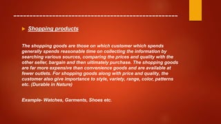 Product management, levels of products & classification of product. | PPTX