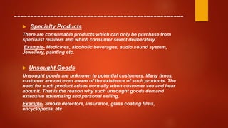 Product management, levels of products & classification of product. | PPTX