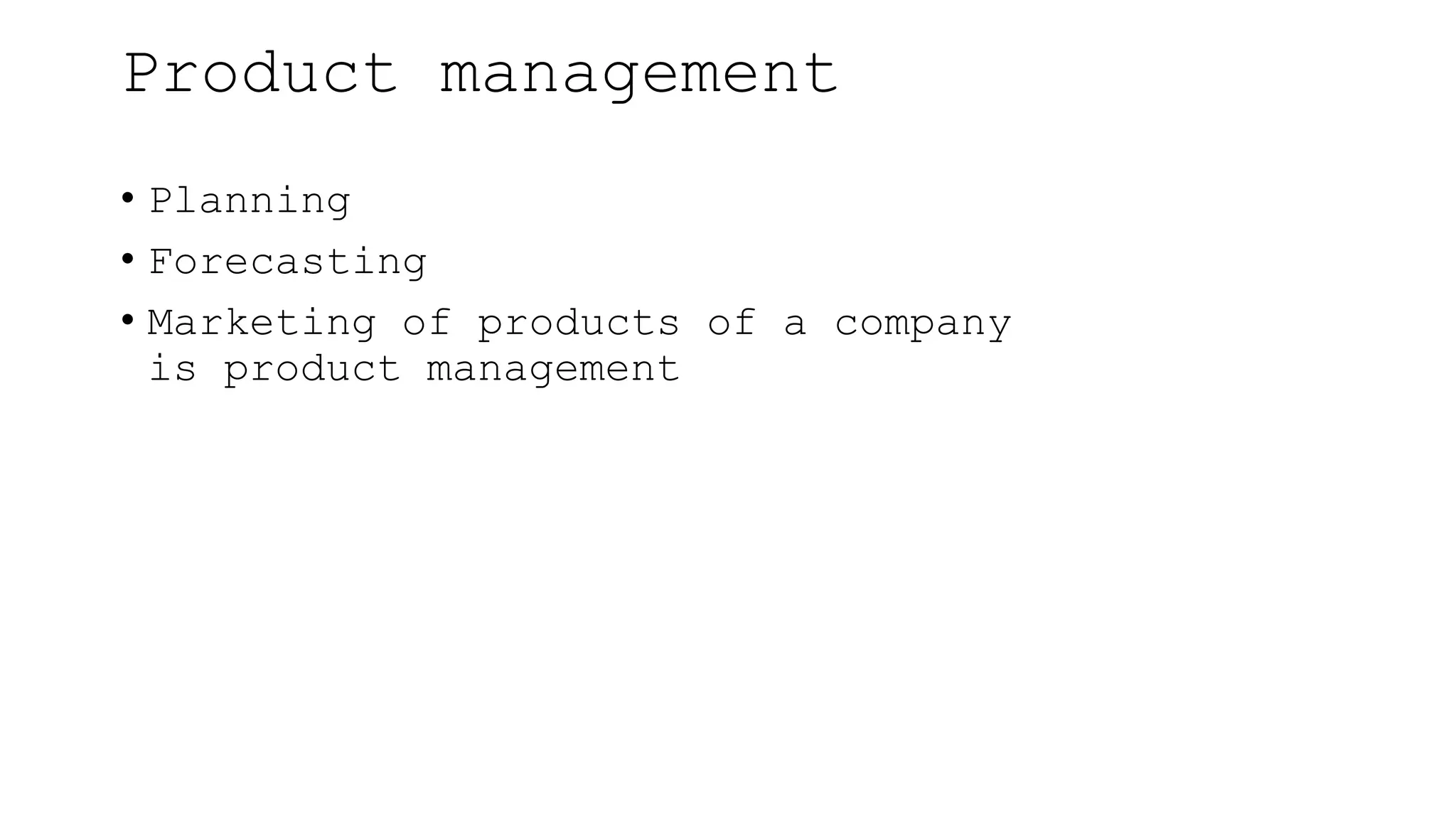 Product Management presentation example for modification | PPT