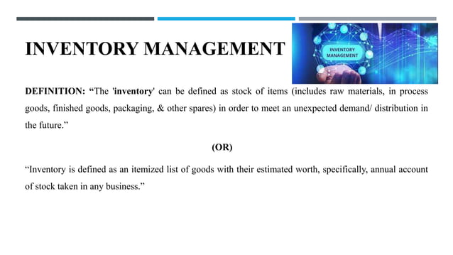 Product Management- Inventroy Management and Controls.pptx