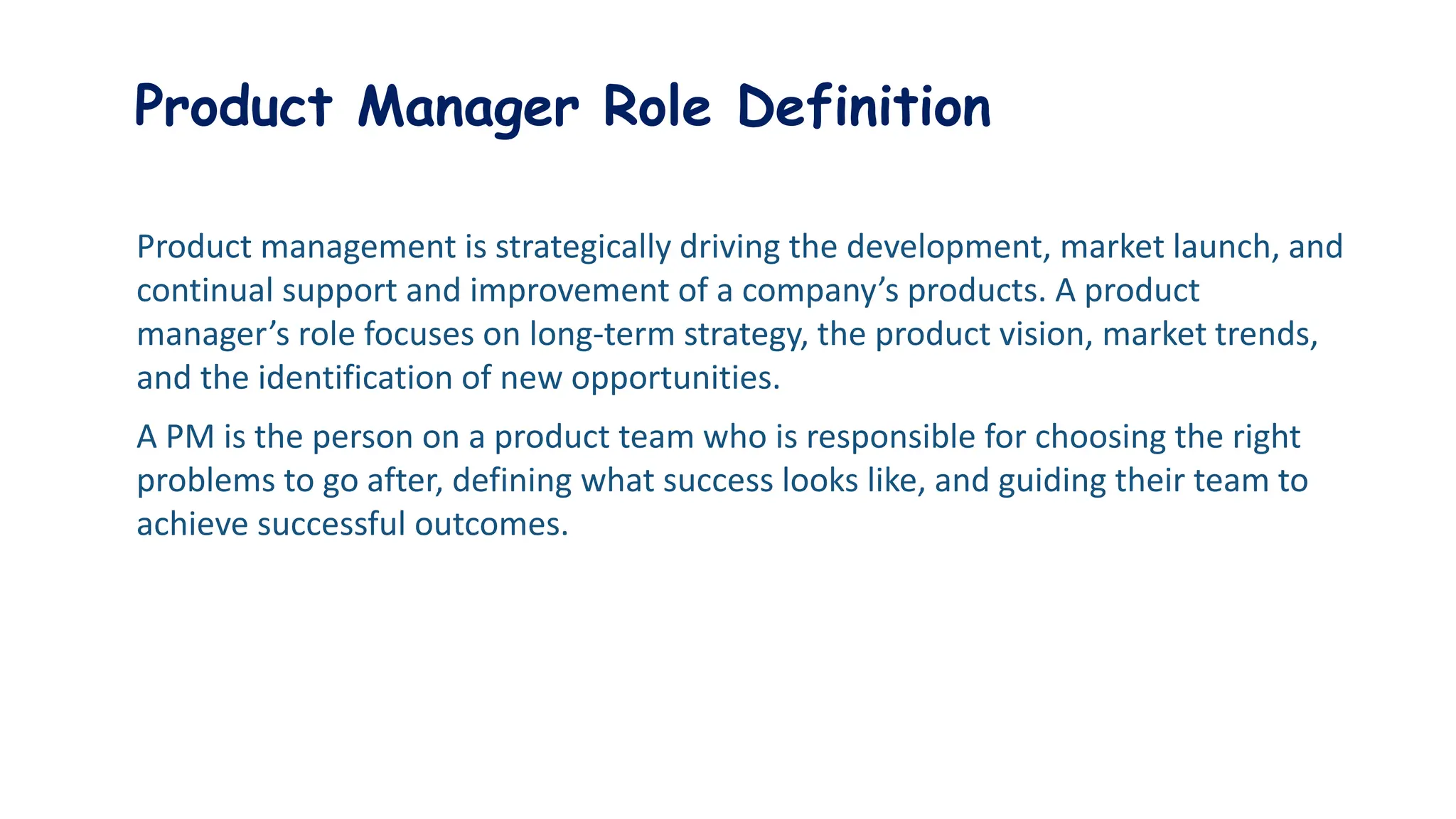 What is Product Management and what is the process,who is the product ...