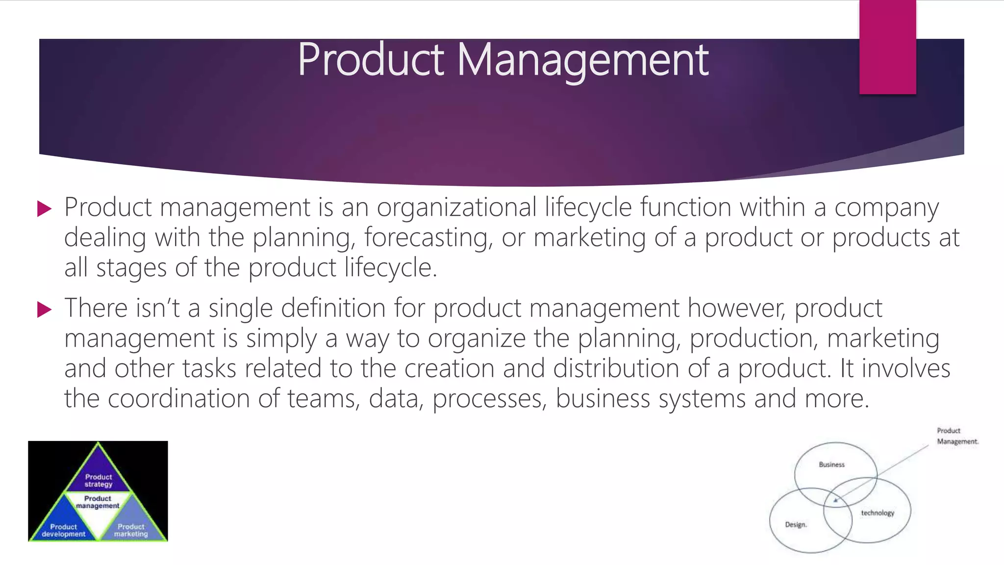 Product management and its principles. | PPTX