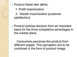 Product management and product life cycle | PPTX | Marketing and ...