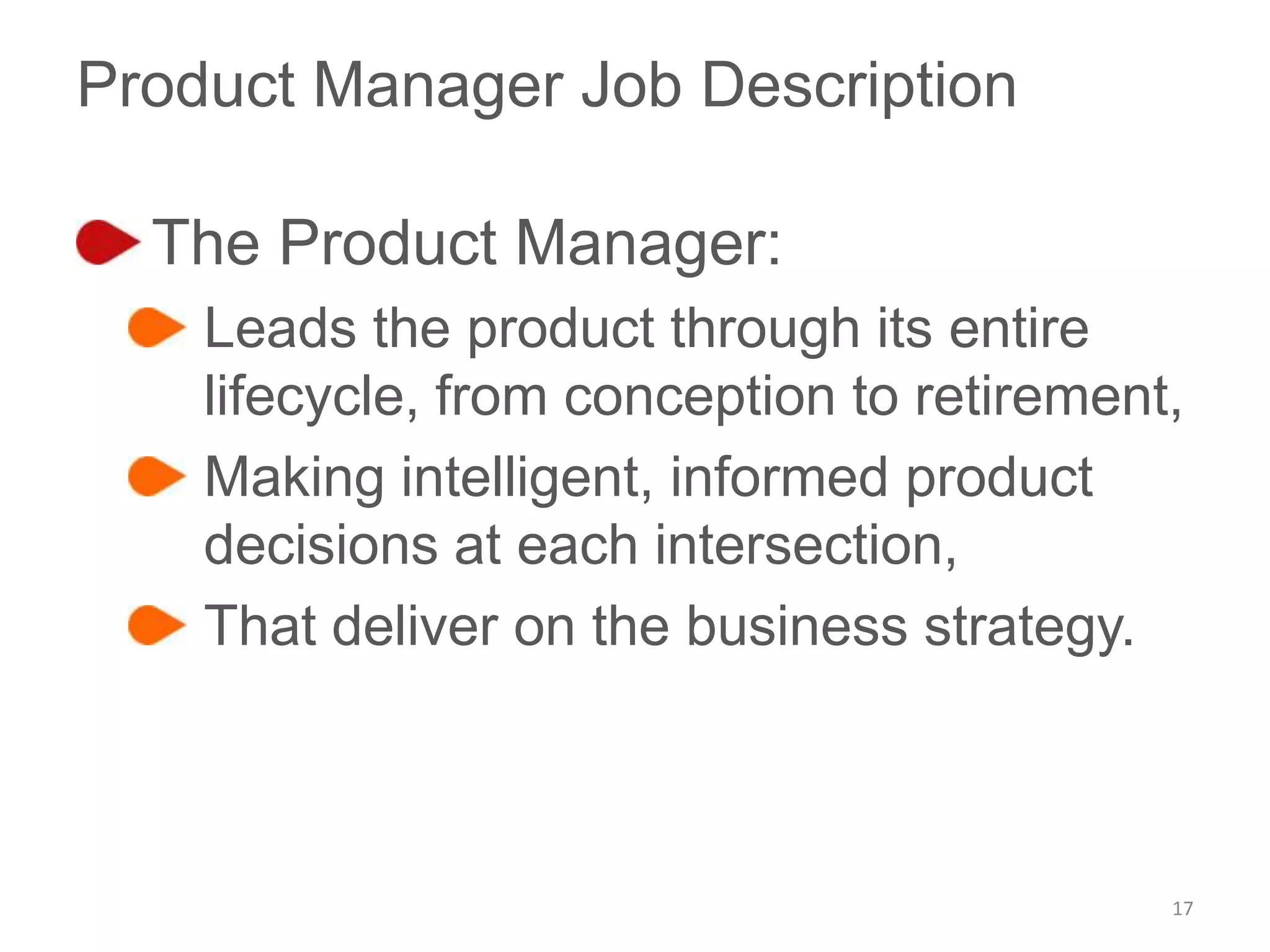 Product Management Roles - Briefly Explained | PPTX