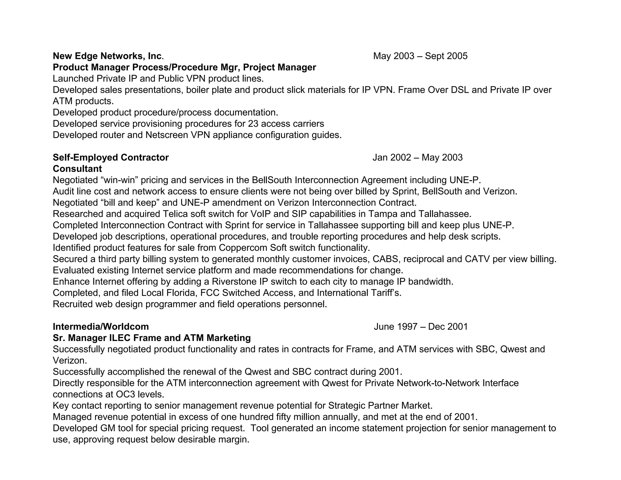 Product Management Telecommunications | PDF