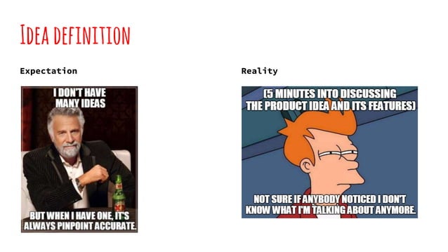 Product management - expectations versus reality | PPTX