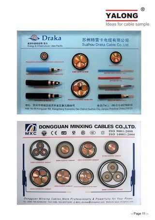 Yalong Cable Samples | PDF