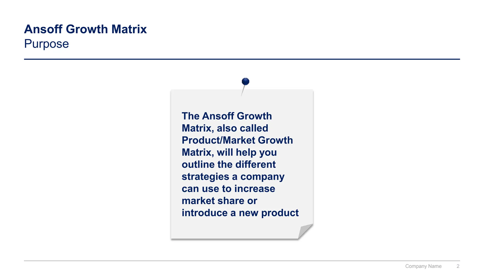 How to define your Product/Market Growth Strategy with the Ansoff ...