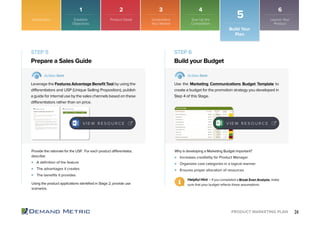 Product Marketing Plan Playbook | PDF