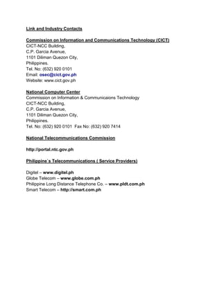 Product Market Study of ICT sector in Philippines | PDF