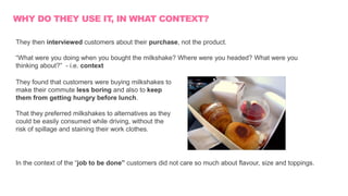 Understanding the Jobs to be Done Framework in Product Management | PDF