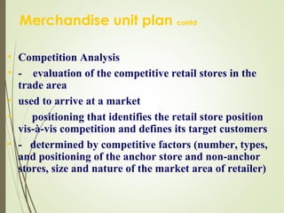 Product and Merchandise management | PPT