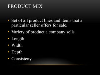 Product mix | PPTX