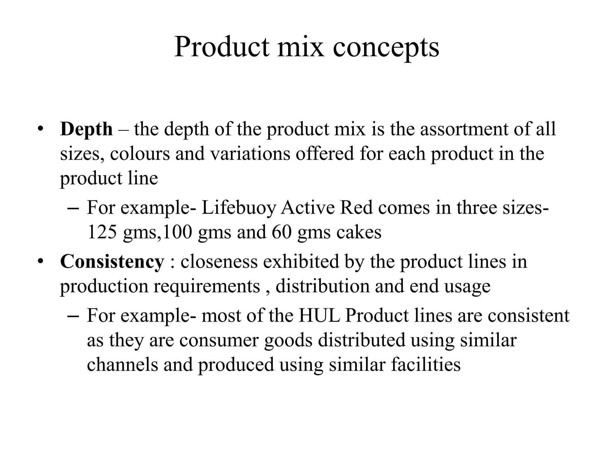 Product mix | PPTX