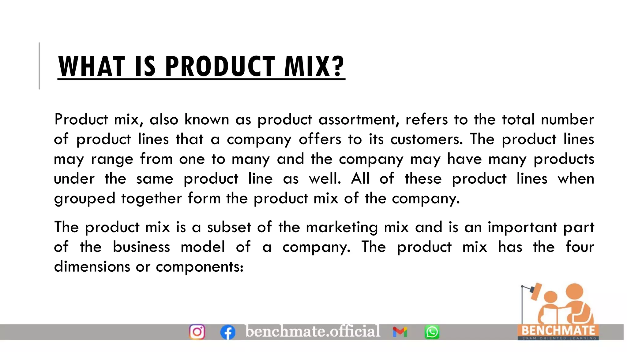 Product mix | PDF