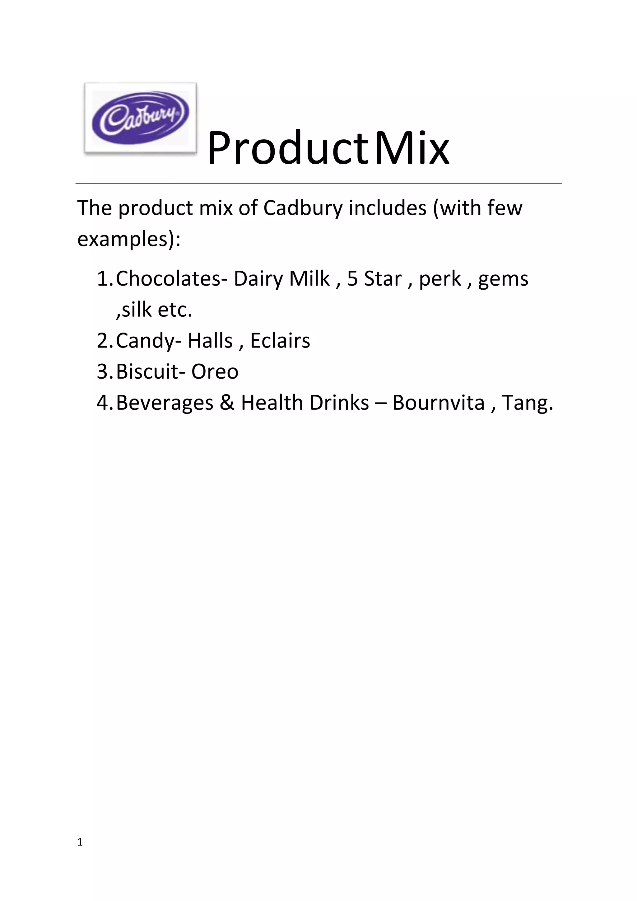 Product Mix.docx