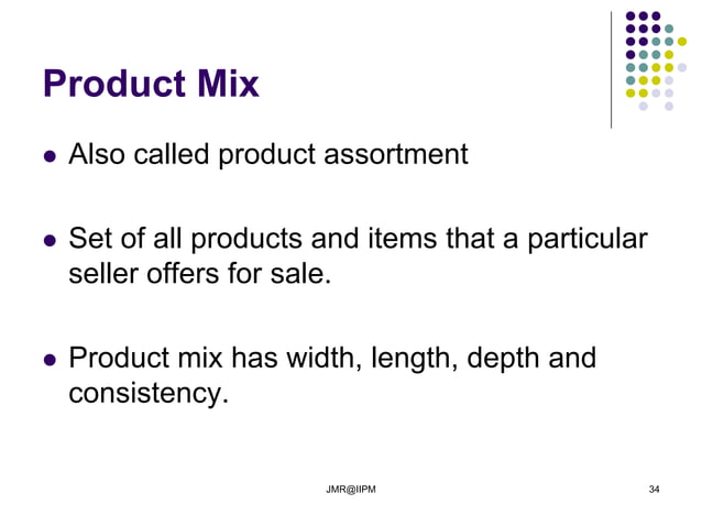 Product Mix , marketing mix product life cycle | PPTX