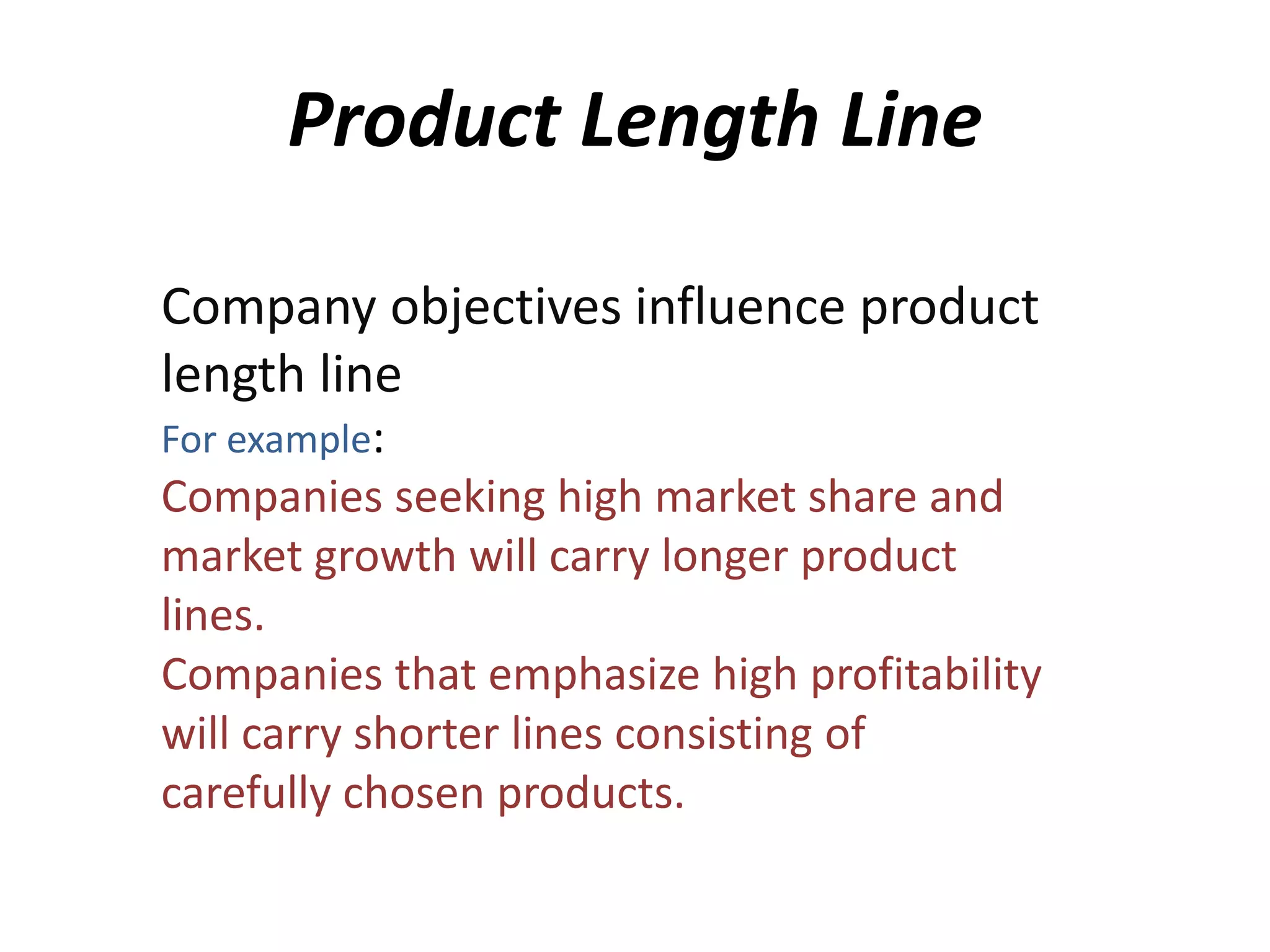 product mix and product lines | PPTX