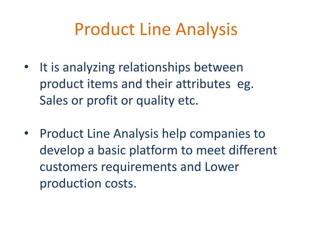 product mix and product lines | PPTX