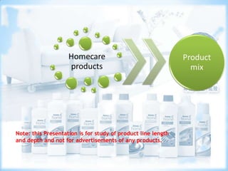 Product mix of amway | PPTX