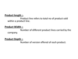 Product mix of amway | PPTX