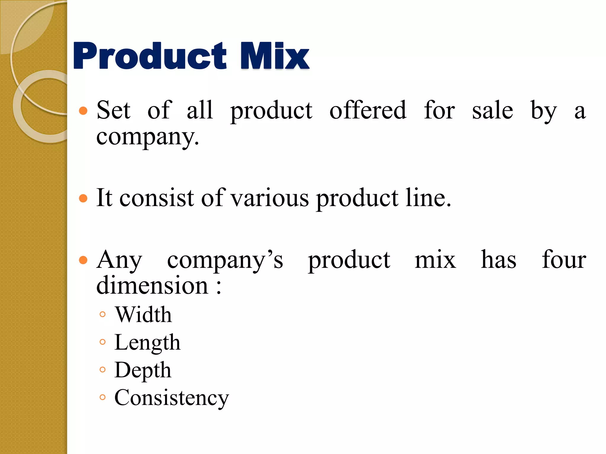 Product mix of Reliance Industries Ltd | PPTX