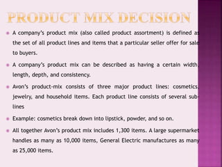 Product mix powerpoint | PPTX