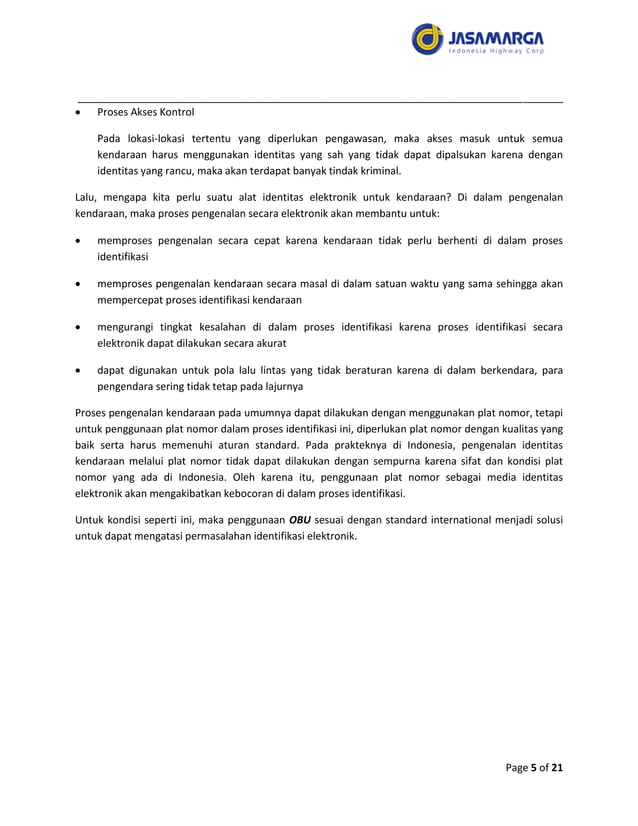 Electronic Toll Collection | PDF