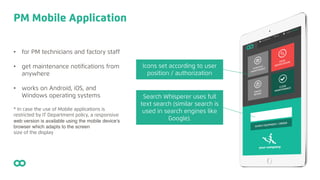 SAP CMMS Software Productoo 2018 | Smart Factory | PPT