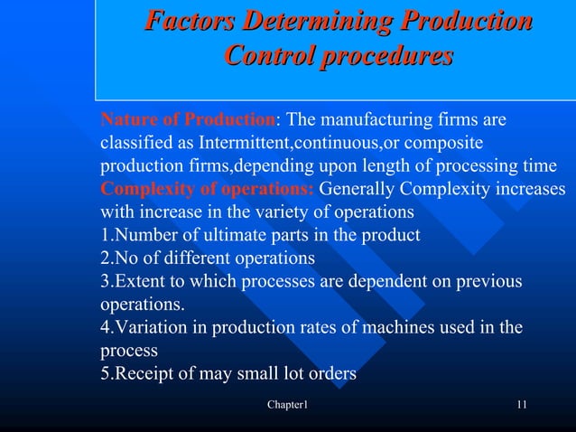Product Operation Planning & Control | PDF