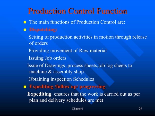 Product Operation Planning & Control | PDF