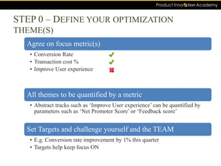 Webinar Product optimization | PPTX | Business | Business and Finance
