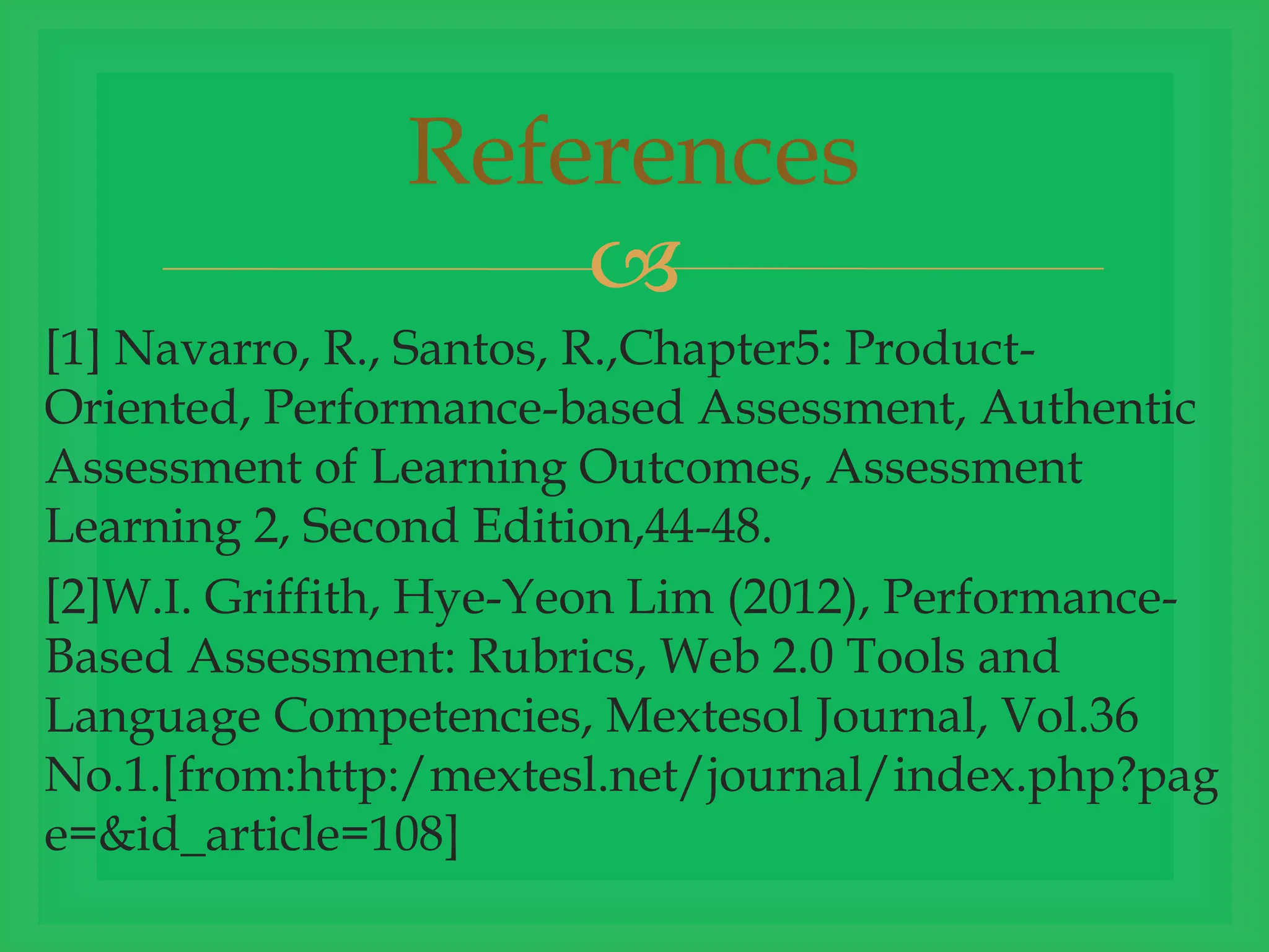 PRODUCT_ORIENTED_ASSESSMENT_FORCESV.pptx | Educational Assessment | Education
