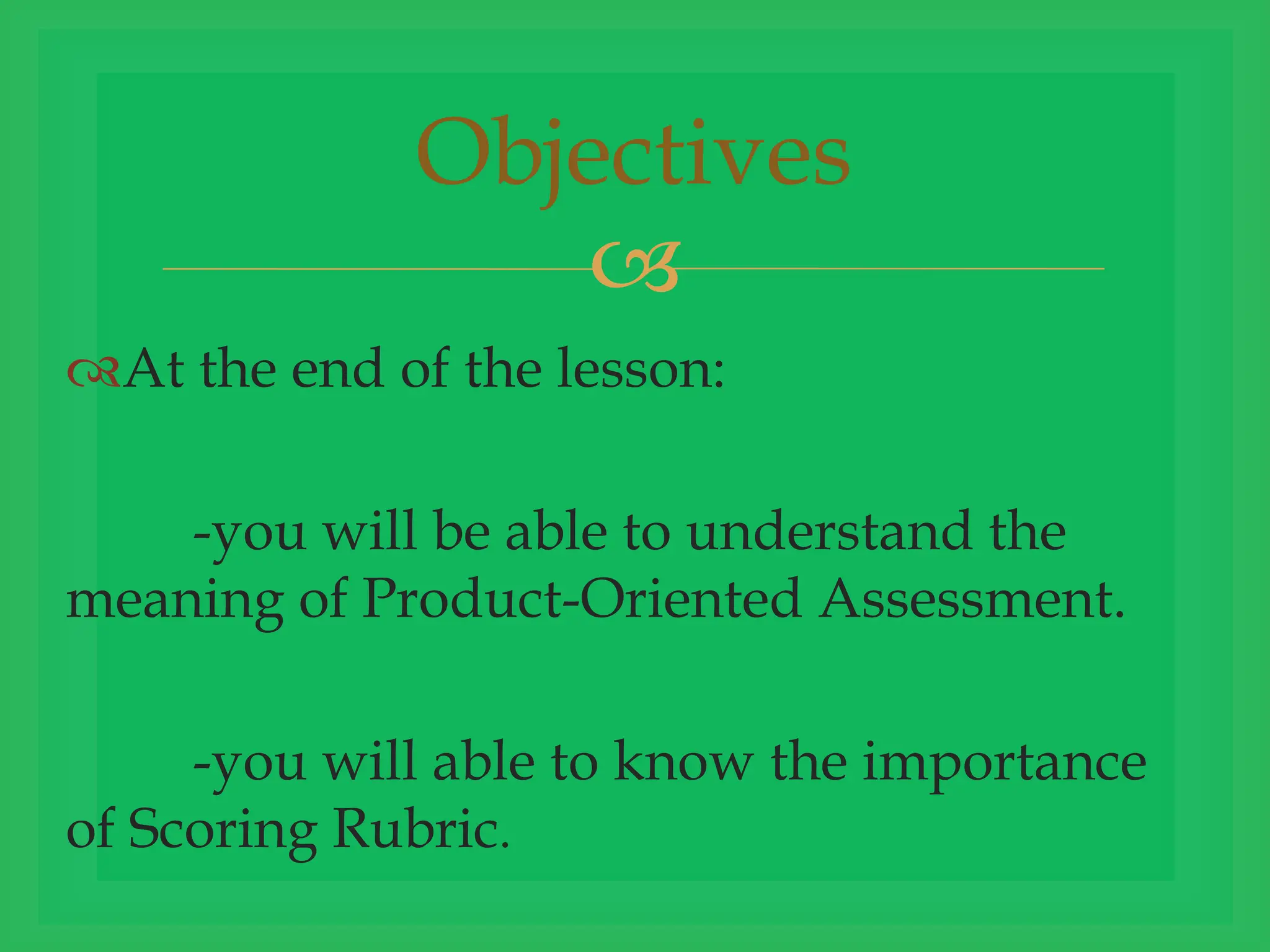 PRODUCT_ORIENTED_ASSESSMENT_FORCESV.pptx | Educational Assessment ...