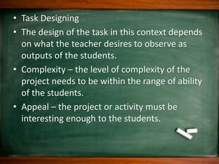 Product oriented performance based assessment | PPTX