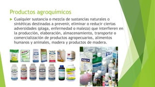 Productos agroquímicos | PPT