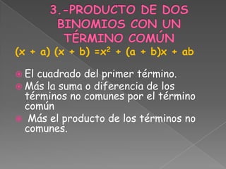 Productos notables | PPTX